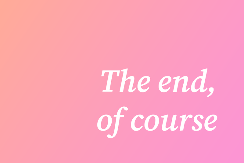 Trevor H. Smith - The end, of course - HOAX